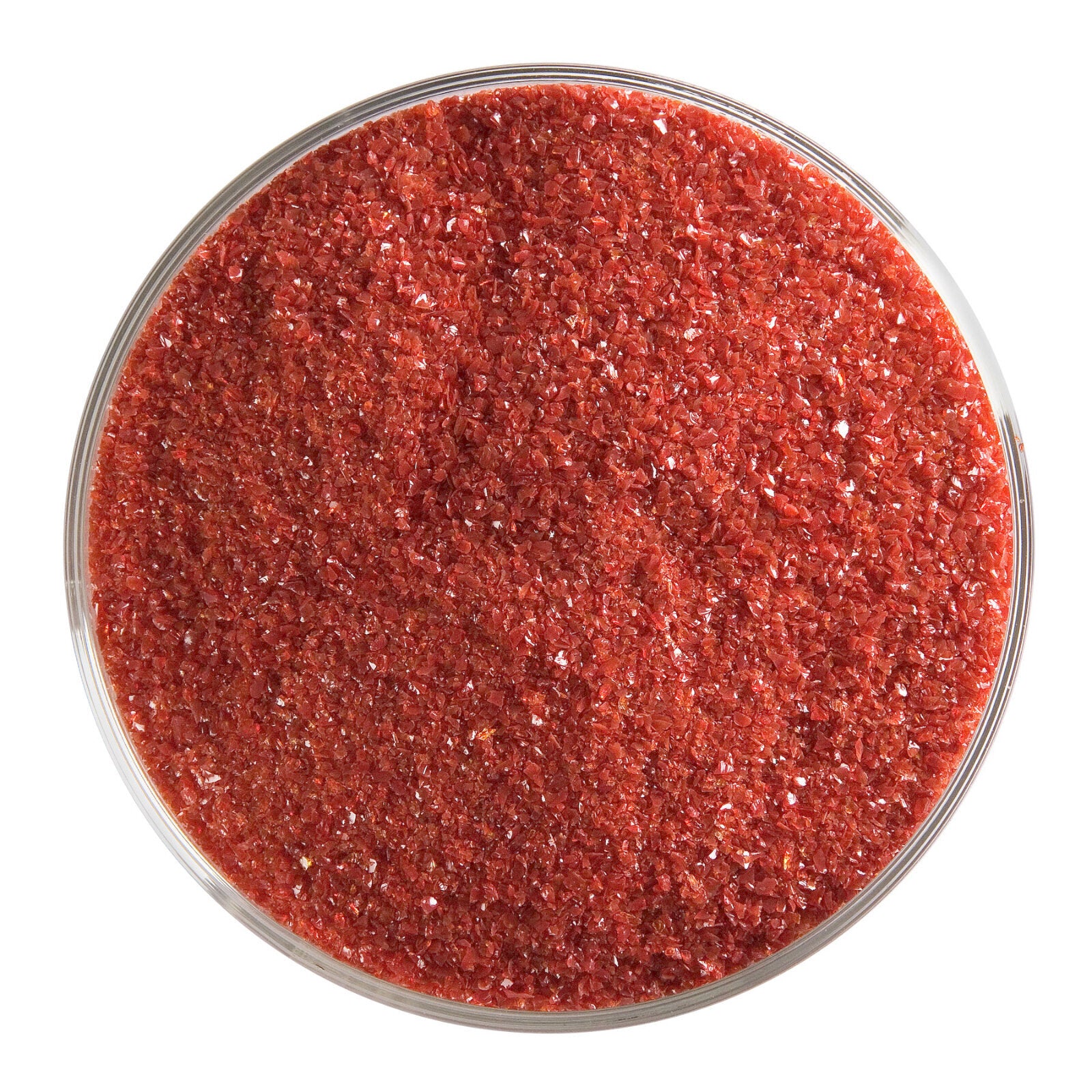 0224 Deep Red Opal Frit – Potekglass
