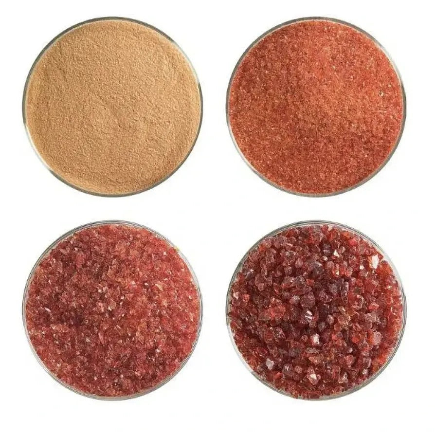1322-01 Garnet Red Transparent Frit – Potekglass