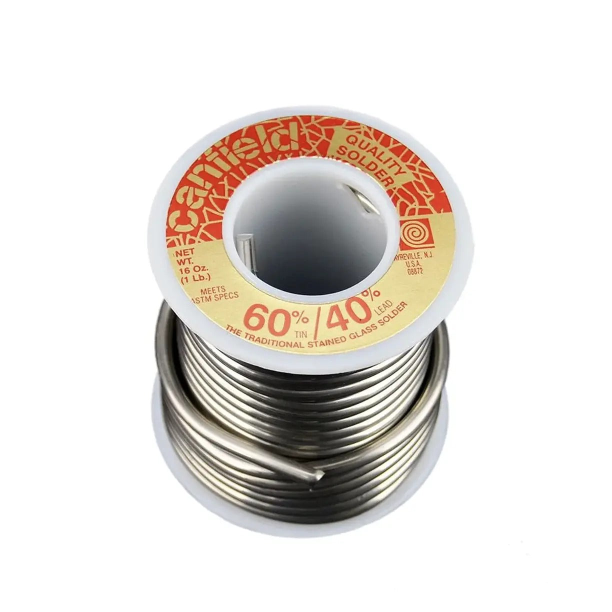 Canfield 60/40 Solder 1lb Roll – Potekglass