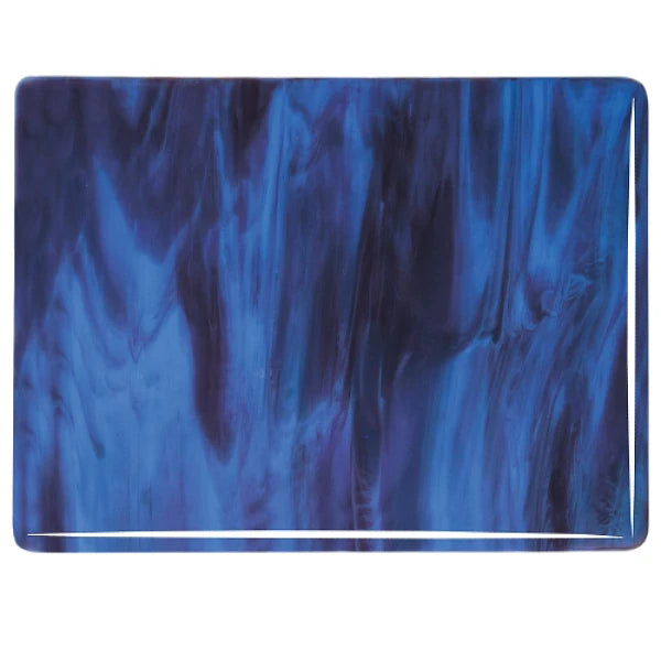 2105-30 Blue Opal, Plum Streaky Sheet – Potekglass